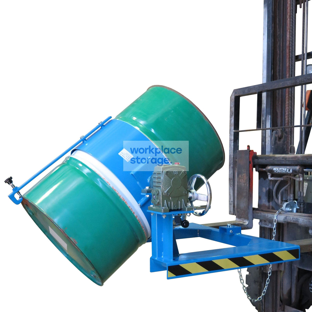 Forklift Drum Rotator – Workplace Storage