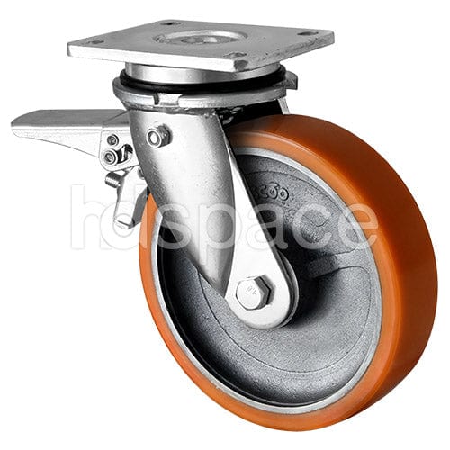 Polyurethane Extra Heavy 200mm Duty Castor – Workplace Storage