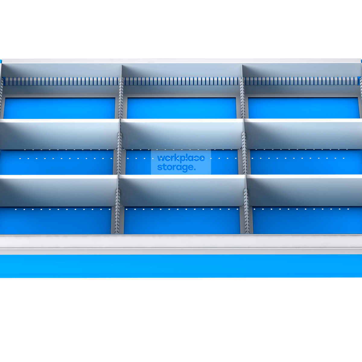 9 Compartment Adjustable Metal Divider Kit for 300mm High Drawer Face ...