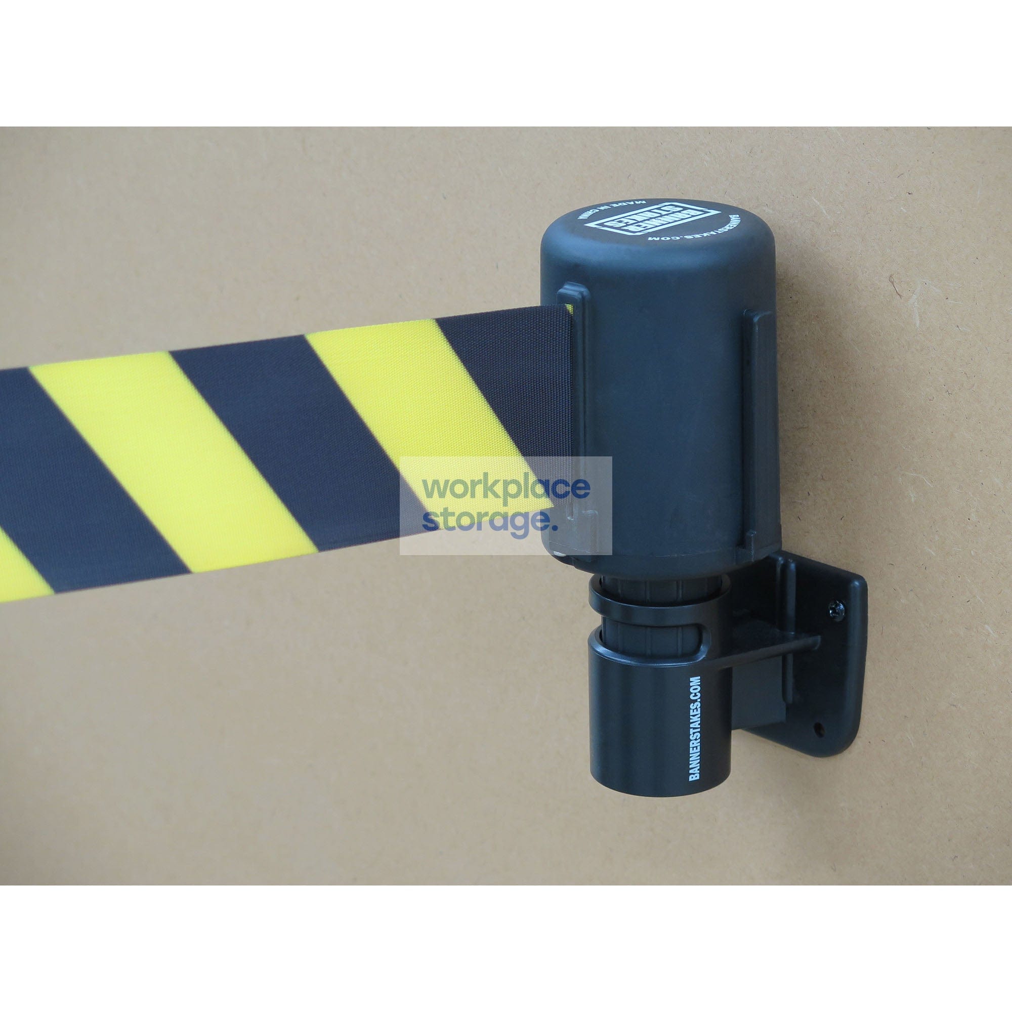 Retractable Belt Barrier Wall Mount – Workplace Storage